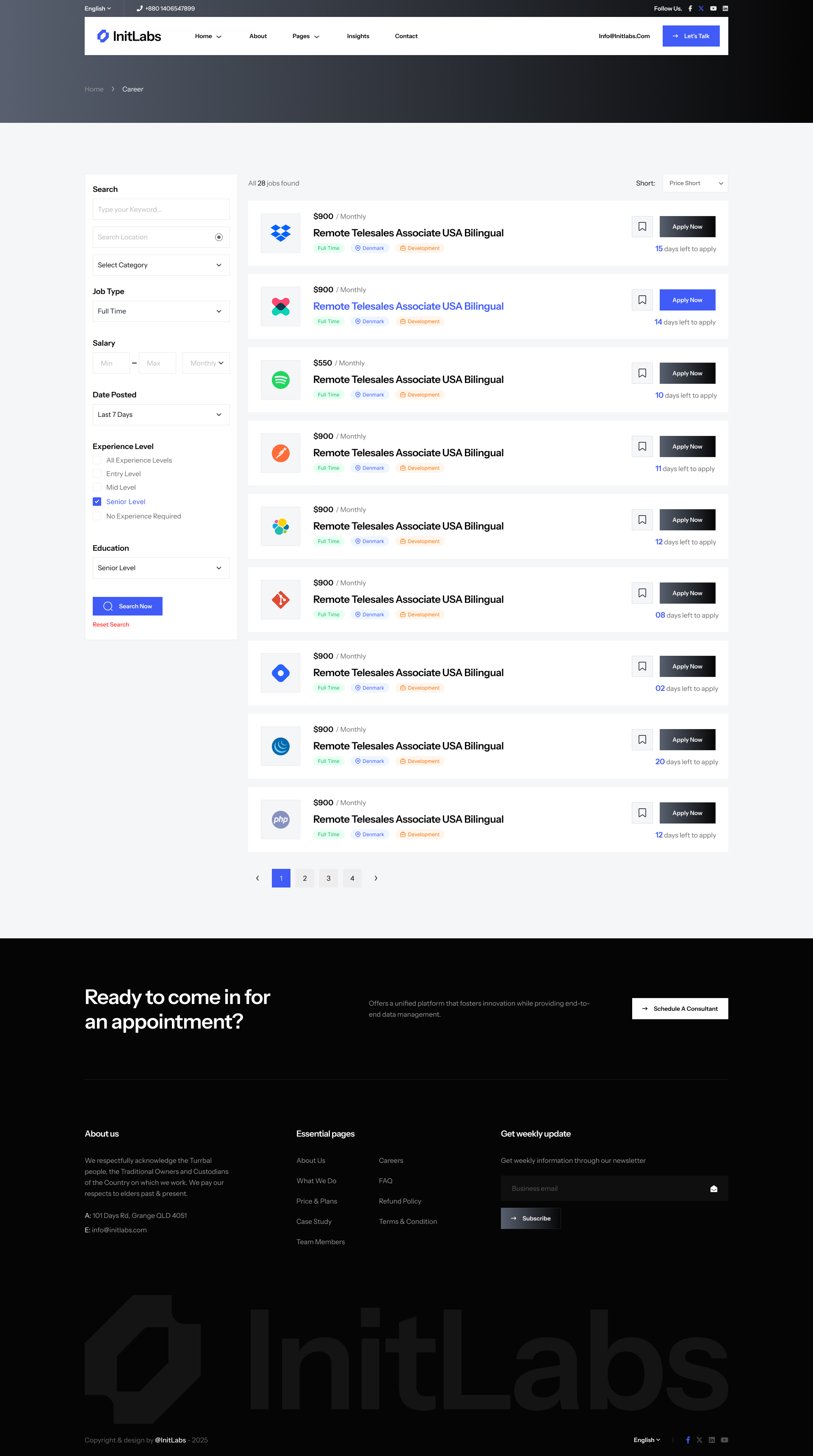 Init Labs - IT Solutions and Business Figma Template by initTheme | ThemeForest